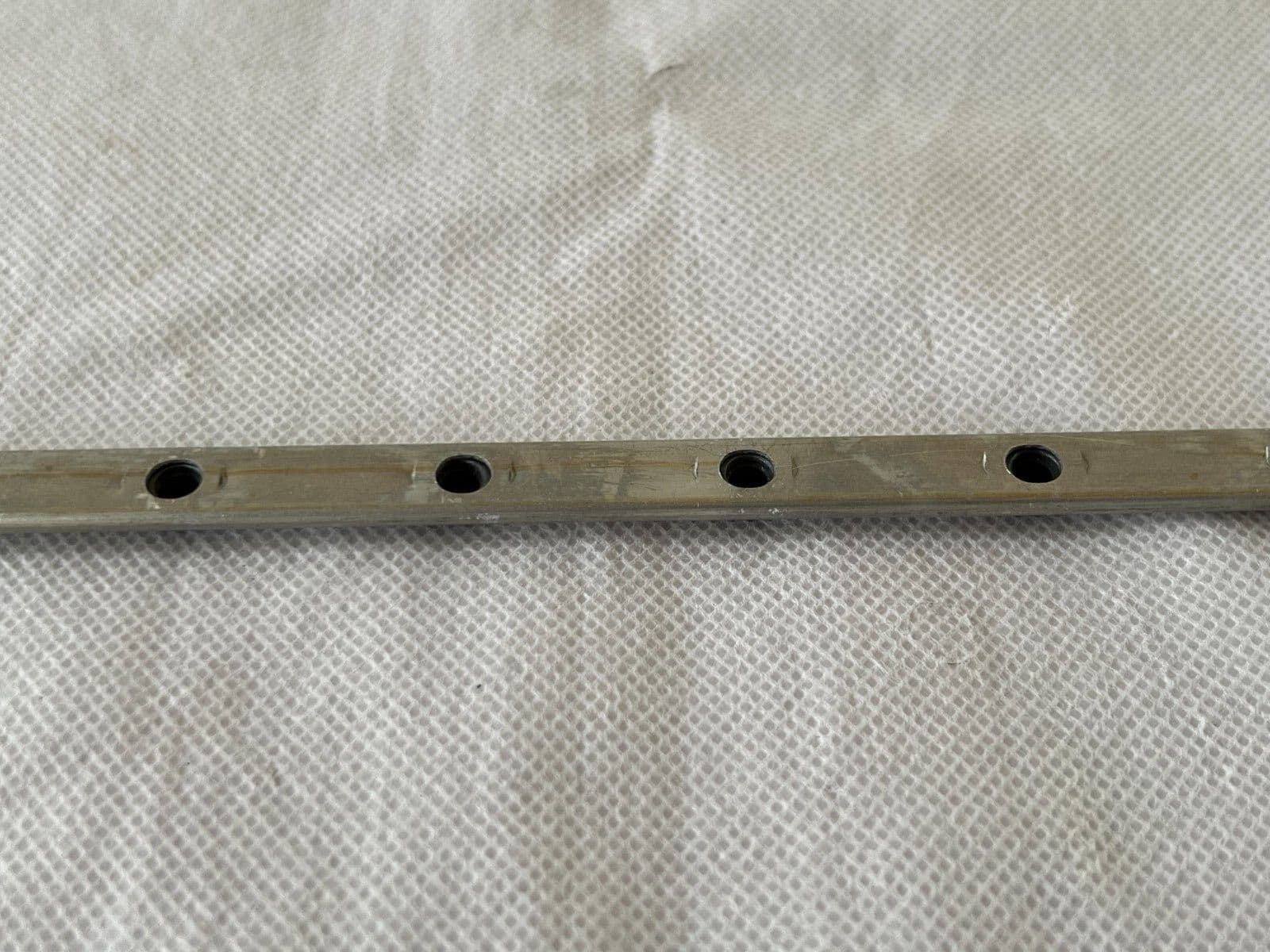 Aircraft Aluminium M5 Anchor Nut Strip Mounting Rail With 13 Nuts PL1