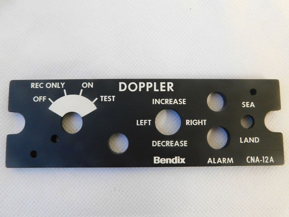 Aircraft Bendix CNA-12A Front Control Panel 1R5D