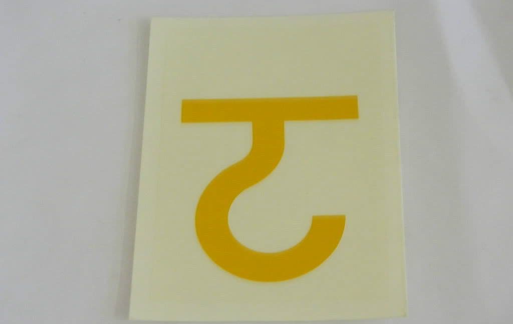 Aircraft Body Work Lifting Lift Point Decal Label Symbol 1R10B
