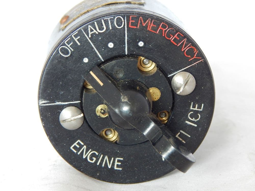 Aircraft Cockpit Anti Ice Rotary Switch As Used In Canberra Aircraft 1R10C