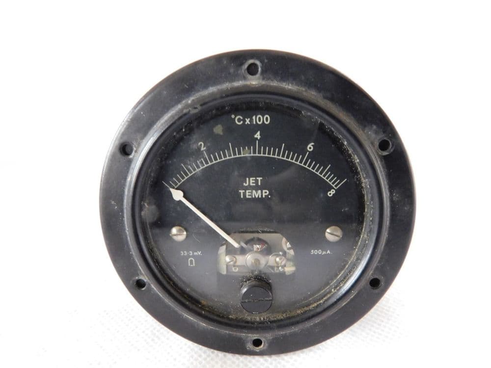 Aircraft Jet Engine Temperature Gauge 0-800 C Part No 75736 D5B