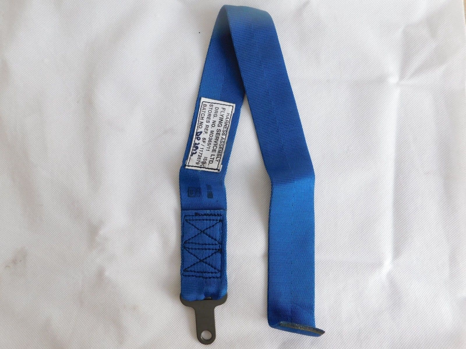 Aircraft Lower Harness Strap Assembly GQ978 Blue 64cm Length GR1B