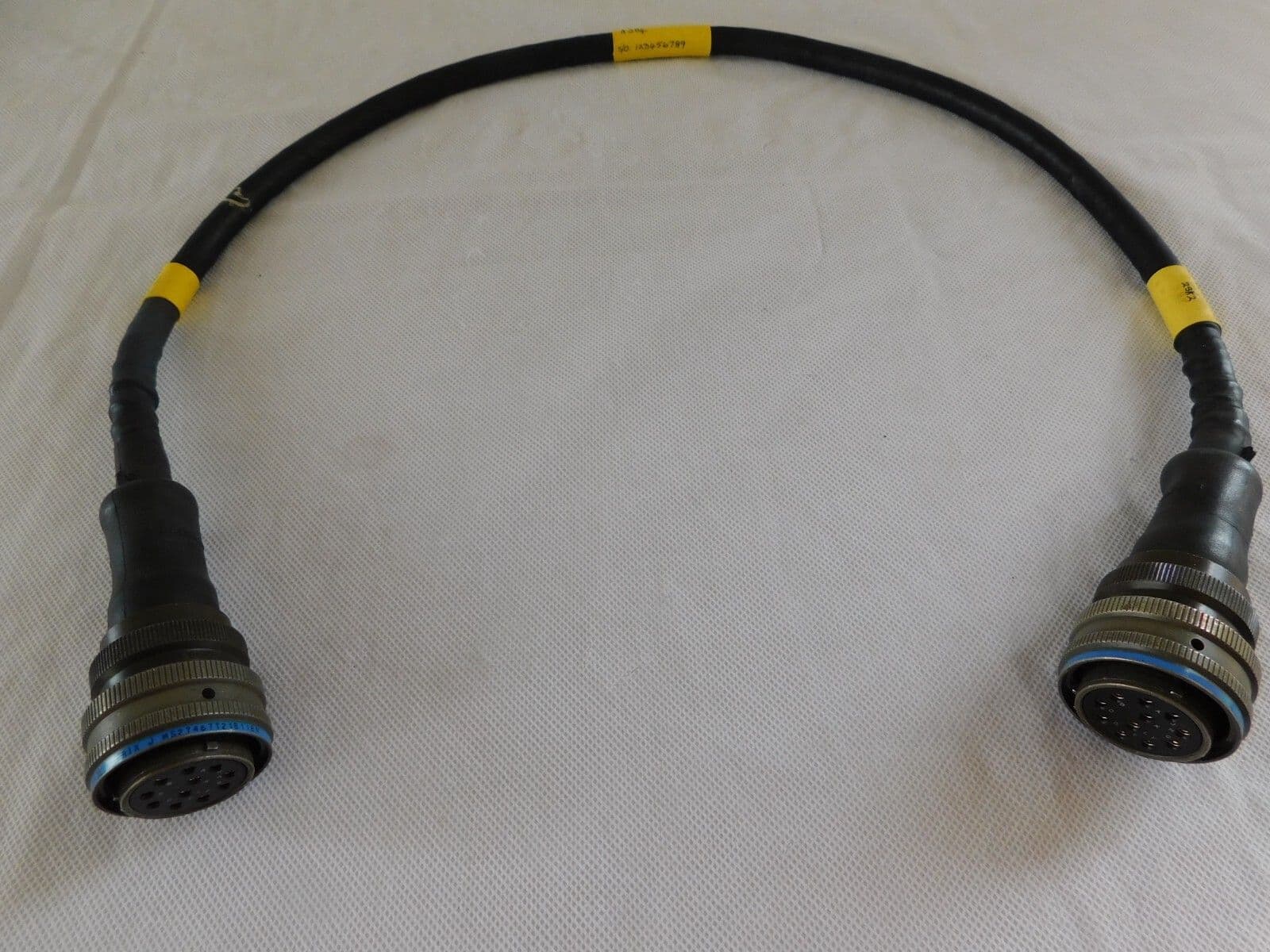 Aircraft Radio Frequency Cable 11 Pin 2 Connectors 3121/00357 D6B