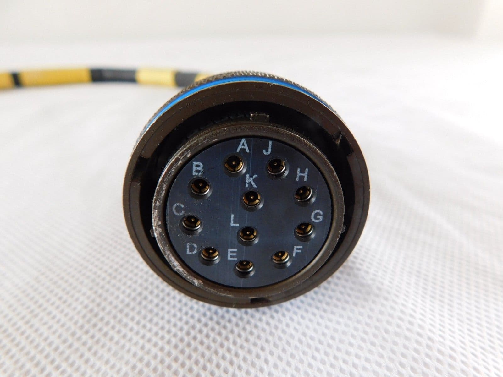 Aircraft Radio Frequency Cable 11 Pin 2 Connectors 3121/00357 D6B