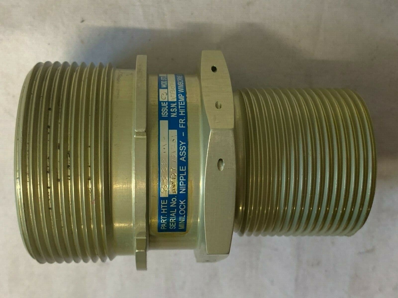 Aircraft Self Sealing Coupling Part No HTE8338M GR402C