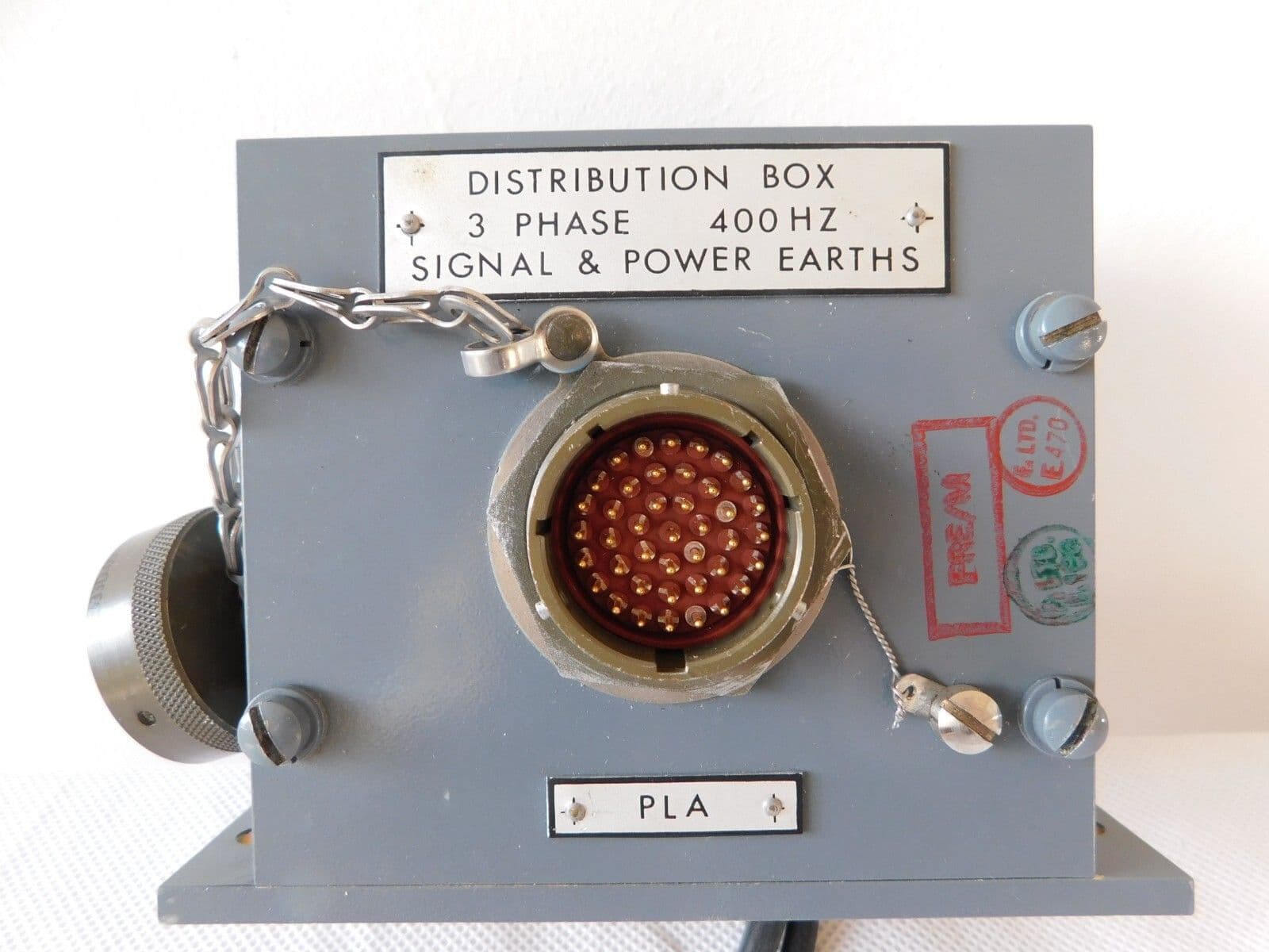 Aircraft Signal And Power Earths 3 Phase Distribution Box D4B