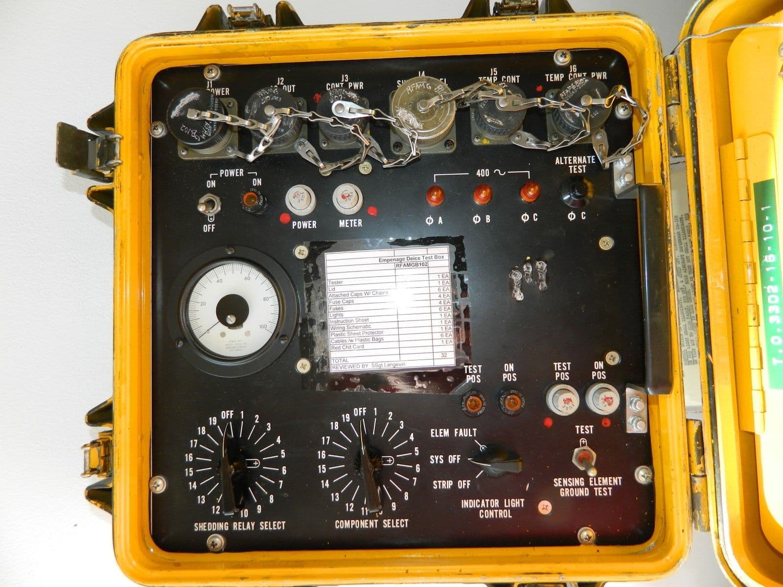 Aircraft Support Equipment Anti Ice Set Part No 3S60022-101 1R10D