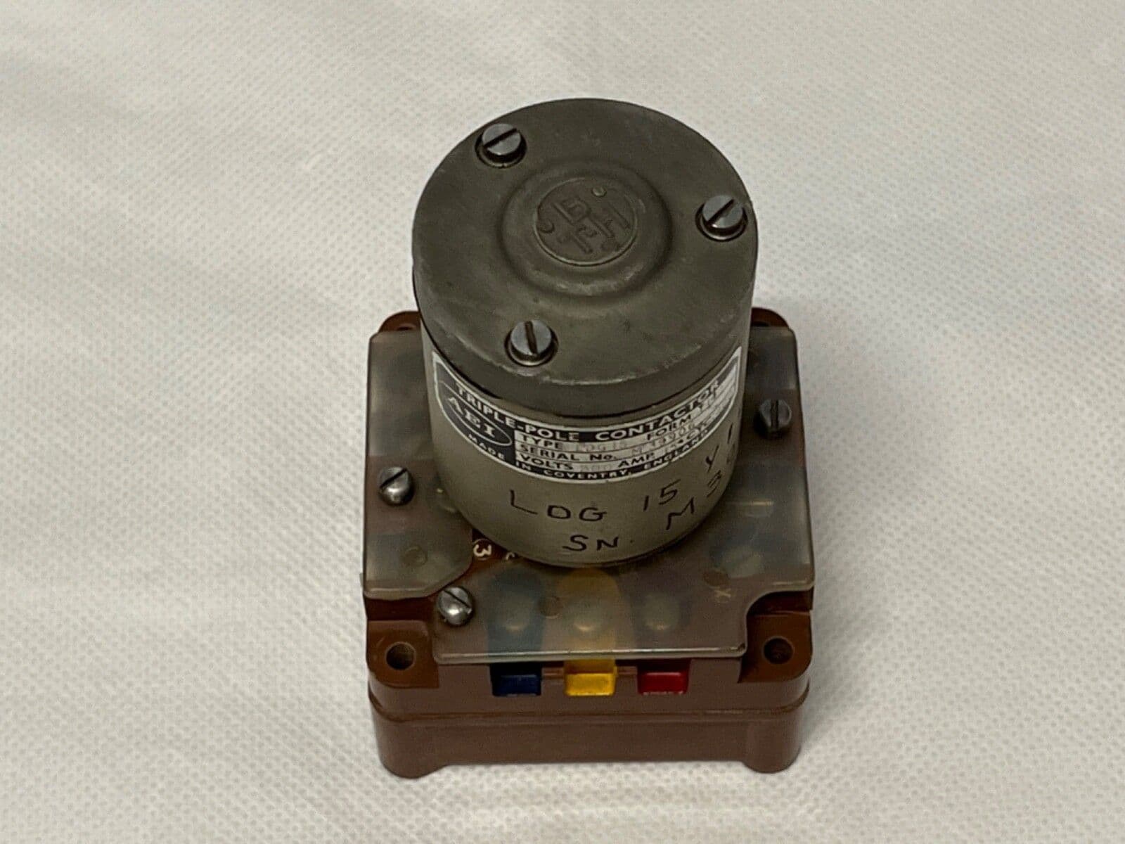 Aircraft Triple-Pole Contactor Relay Type LDG15-Y14 200V 15 Amp GR400B