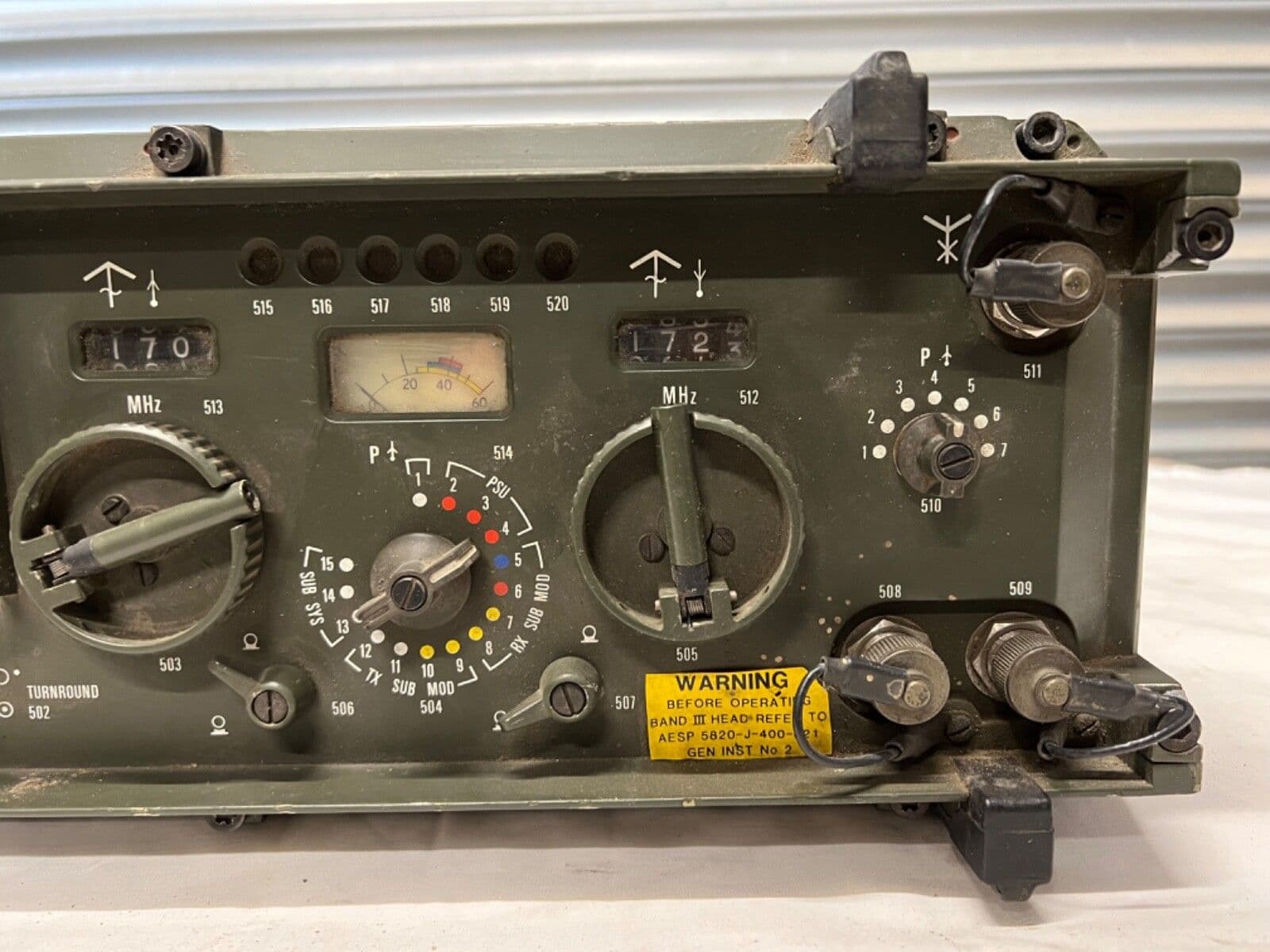 Army Military Ptarmigan Triffid Radio Frequency RF Head Band III GR400B