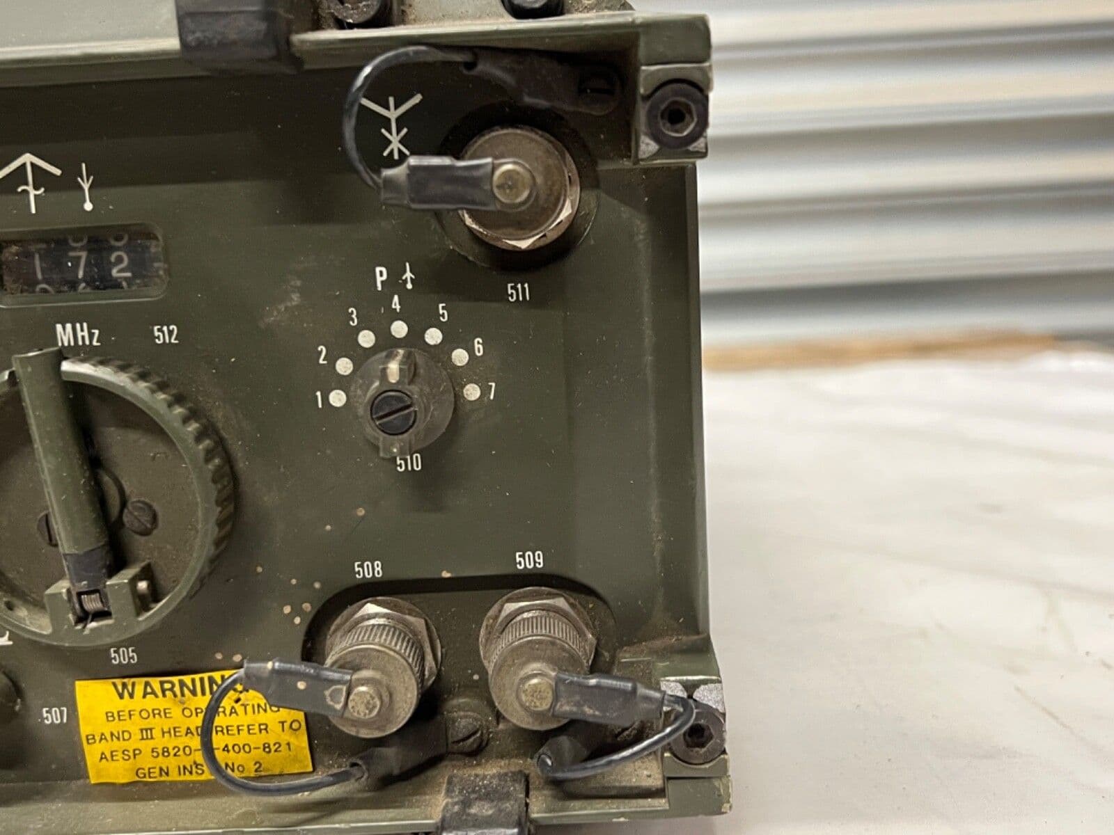 Army Military Ptarmigan Triffid Radio Frequency RF Head Band III GR400B