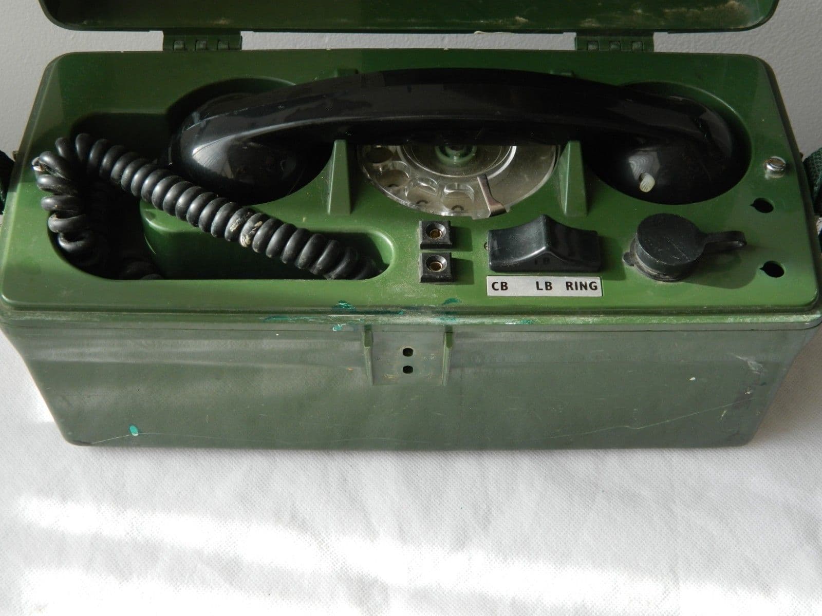 Army PYE704B Linesman s Field Telephone Film TV Prop Spares/Repair 1R12C