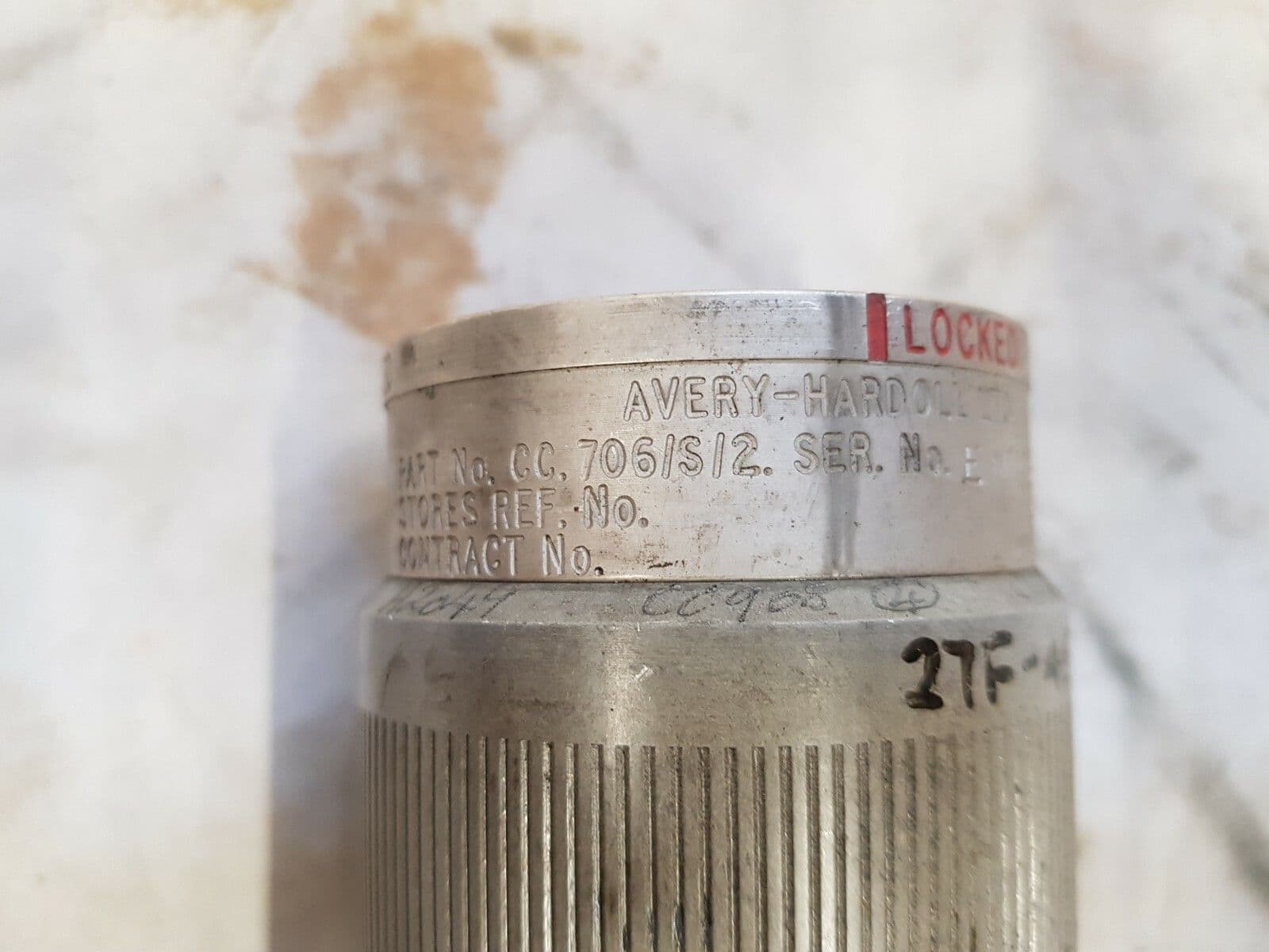 Avery-Hardoll Aircaft Fuelling Quick Release Coupling GR6B