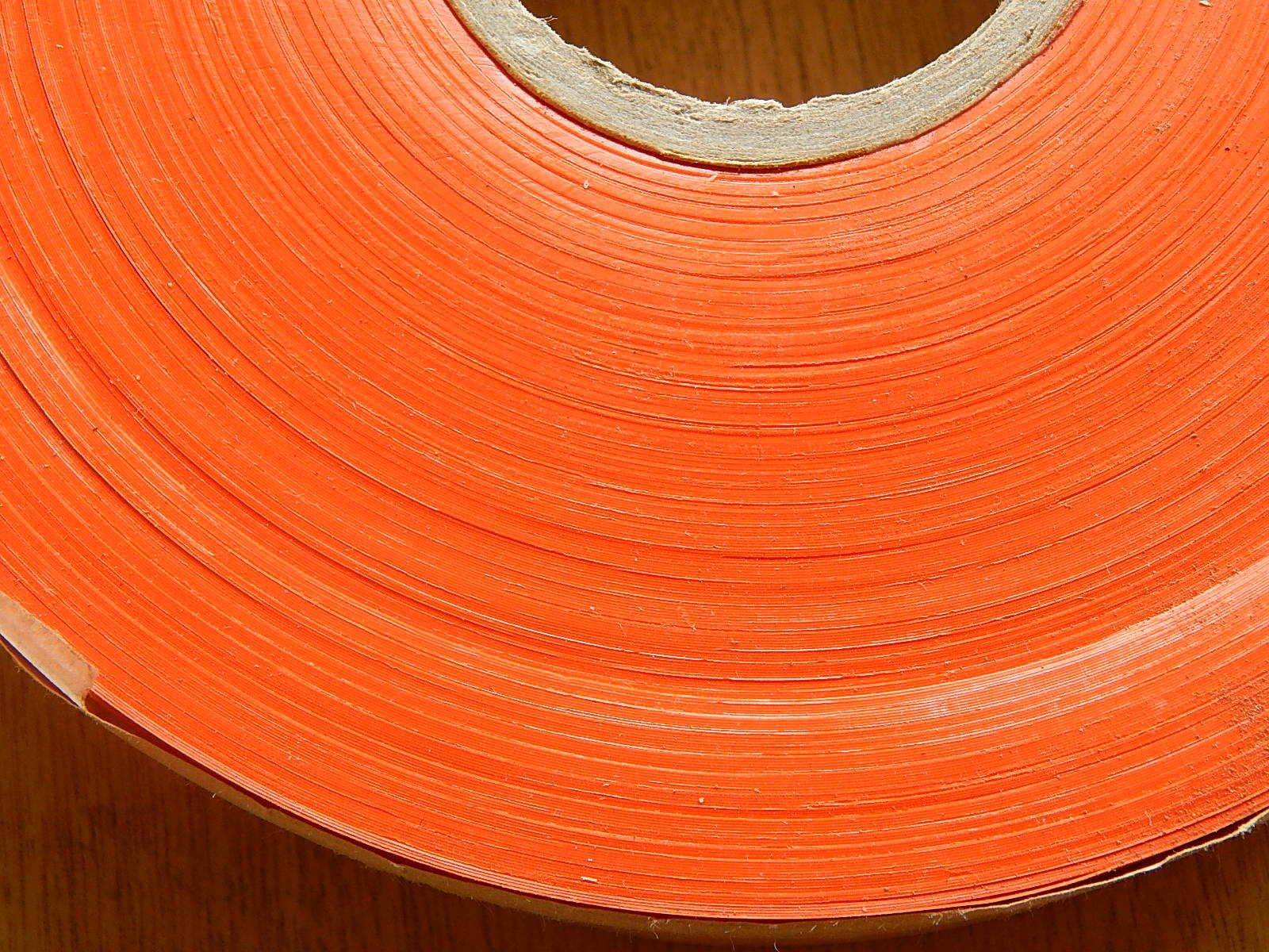 British Army Orange 38mm Mine And Minefield Marking Tape Unopened Roll 1R1C