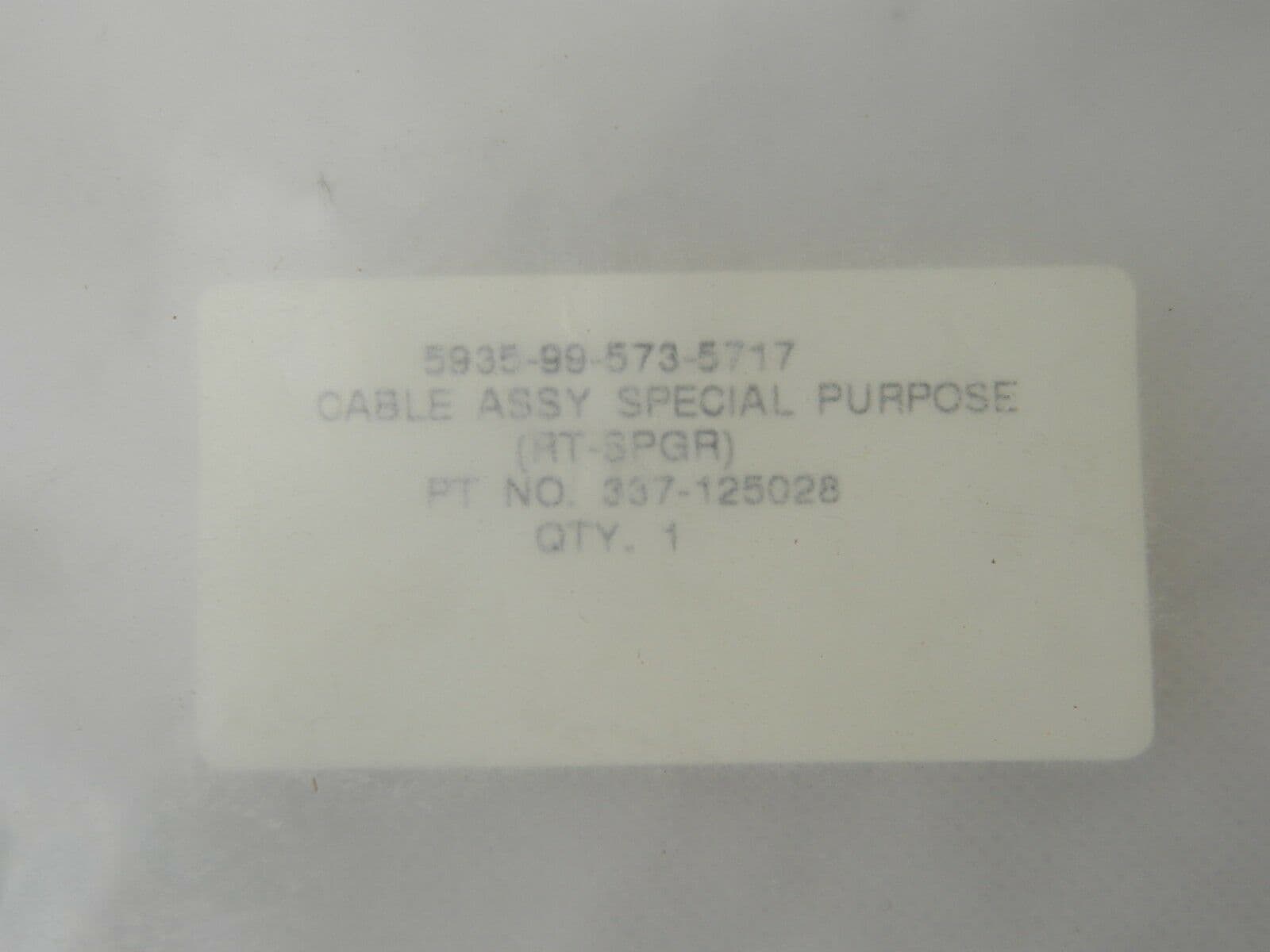 Clansman Bowman PRC346 PRC-346 Radio SPGR Breakout Cable CL7C