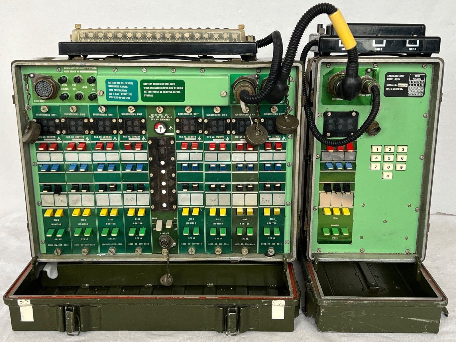 Clansman Radio 16 Line Telephone SwitchBoard With 3 Way Channel ...