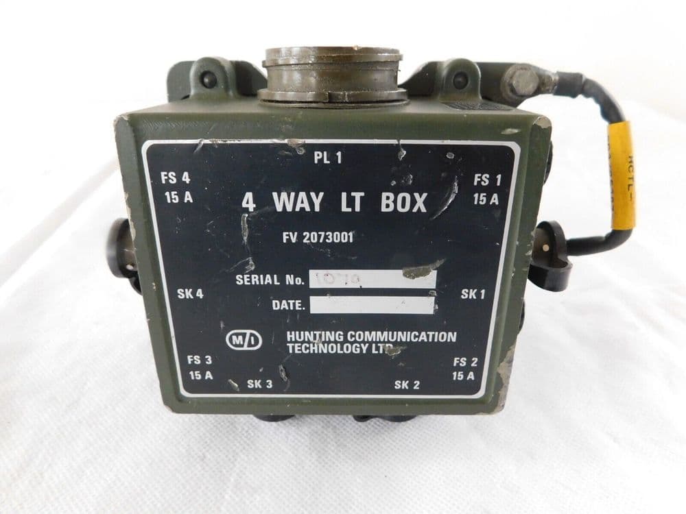Clansman Radio 4 Way LT Box 4 x 15Amp Part No FV2073001 CL6A