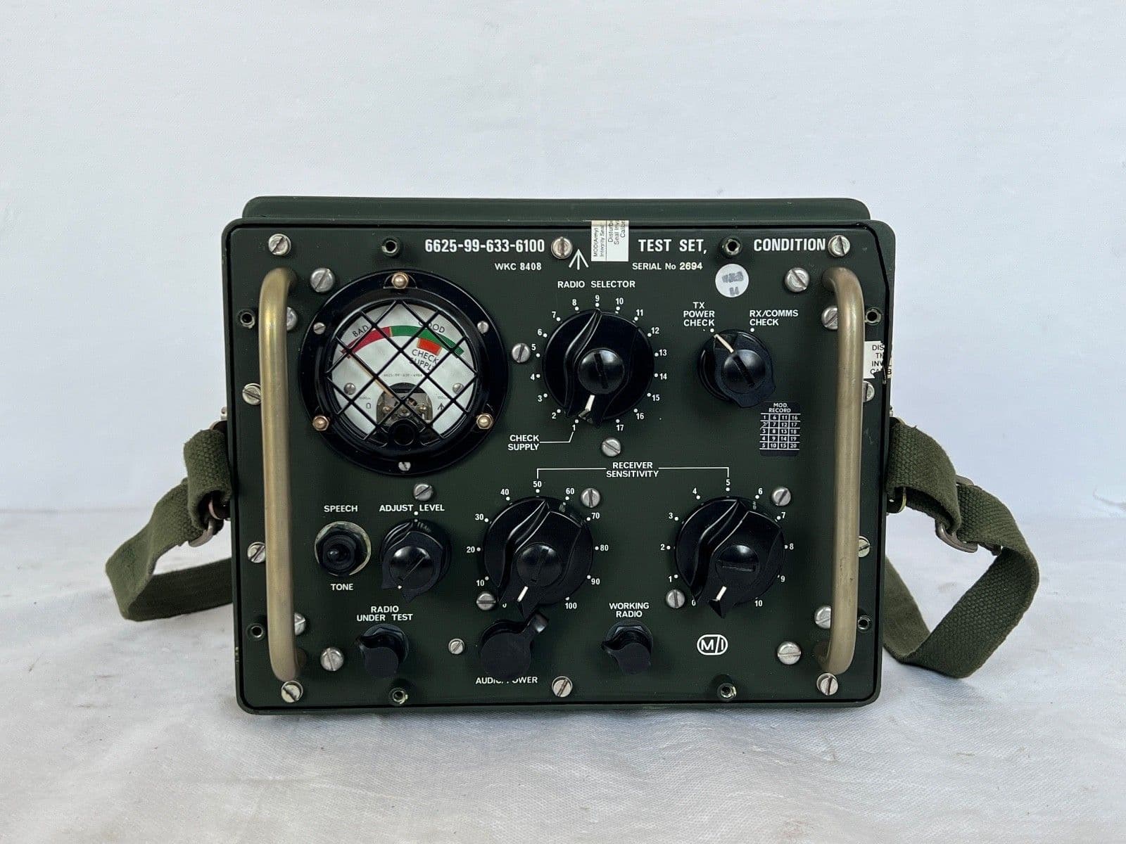 Clansman Radio Condition Test Kit Equipment Set PL48