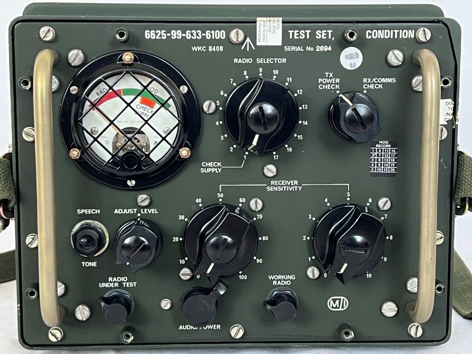 Clansman Radio Condition Test Kit Equipment Set PL48