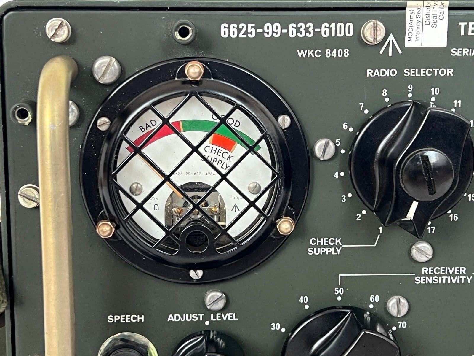 Clansman Radio Condition Test Kit Equipment Set PL48