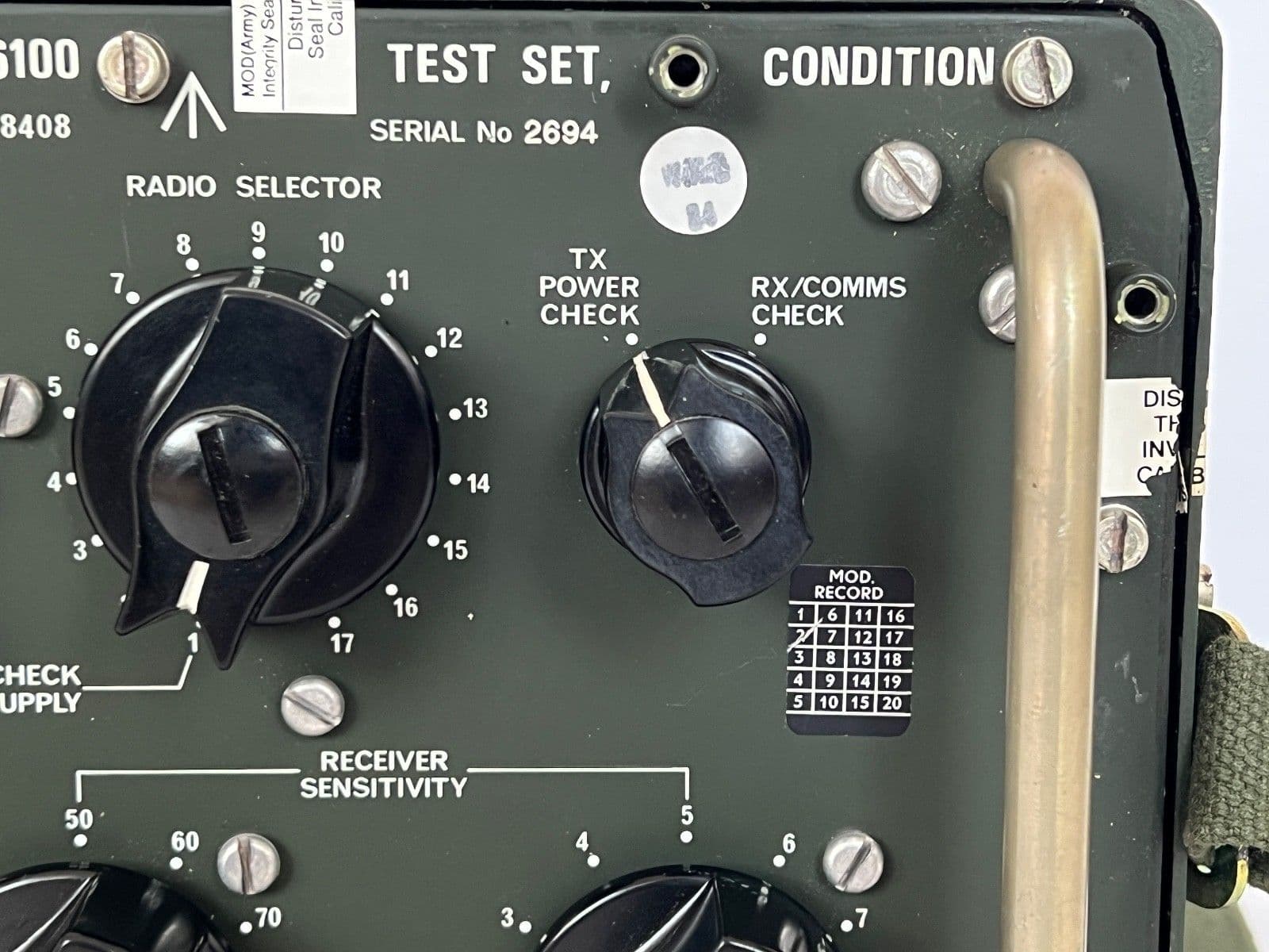 Clansman Radio Condition Test Kit Equipment Set PL48