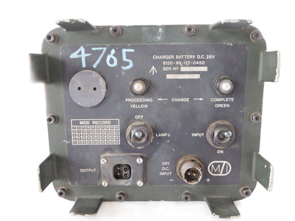 Clansman Radio DCCU Battery Charger 28V Tested CL7A
