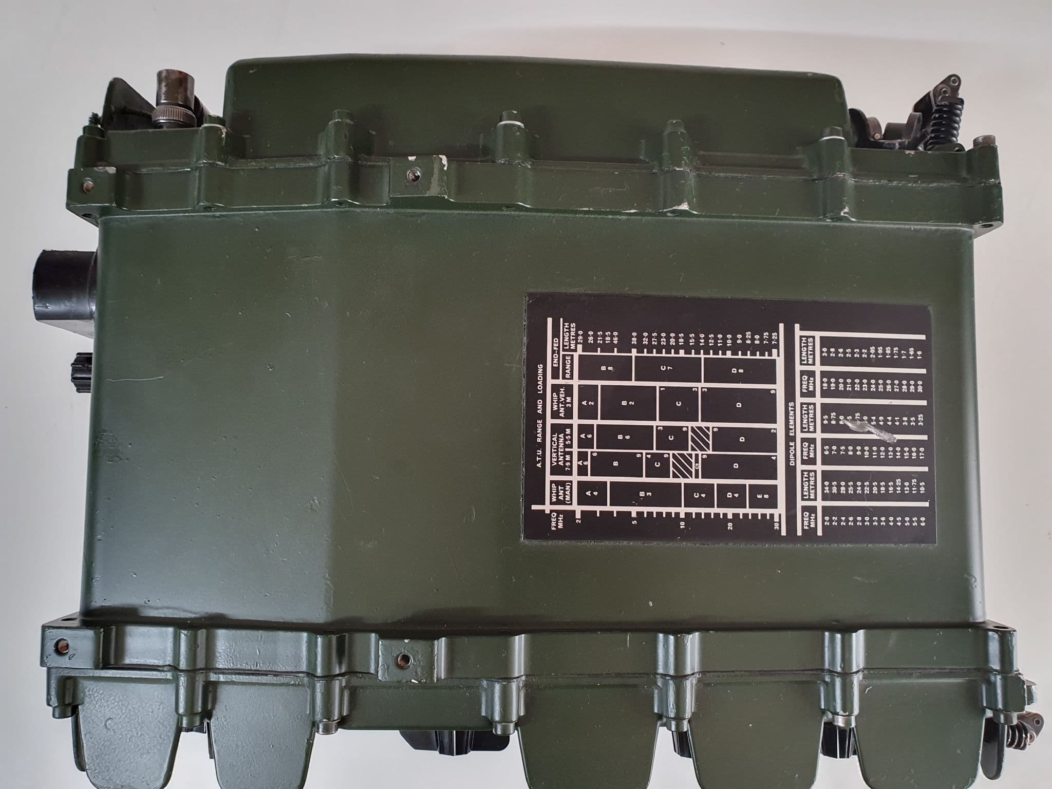 Clansman Radio PRC320 RT320 HF Radio Serial No 6476