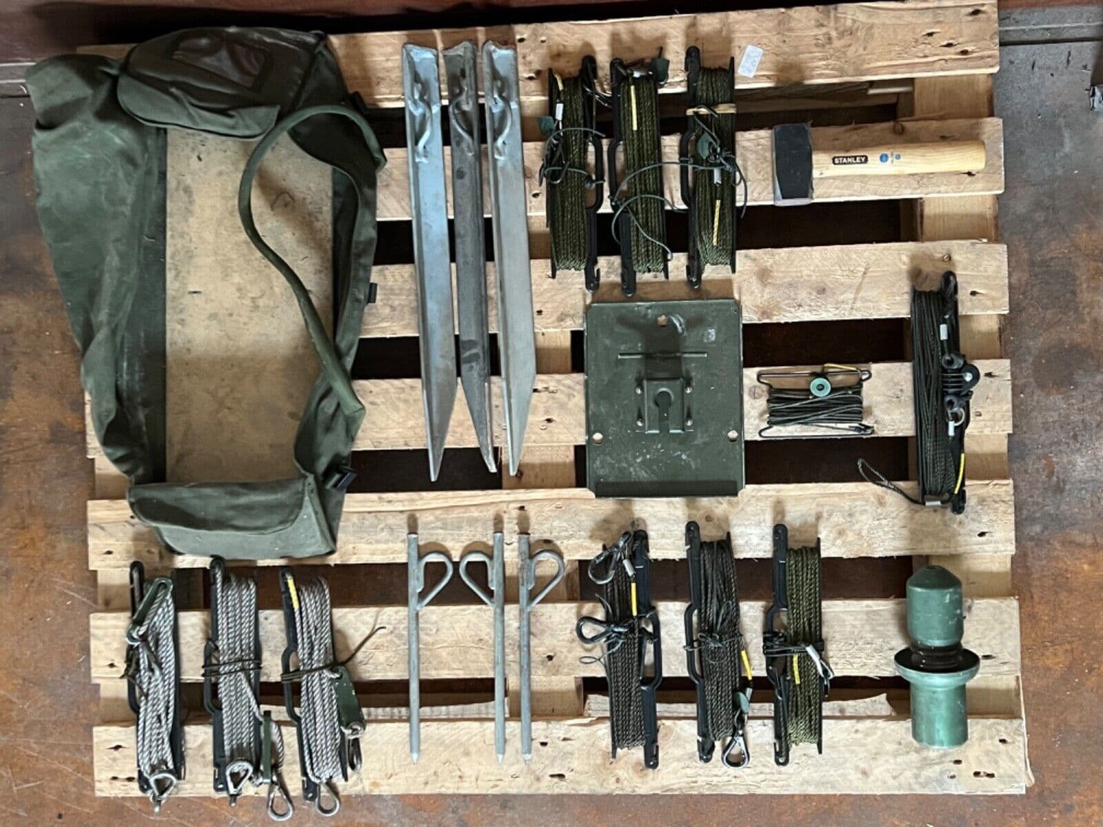 Clansman Radio Racal Antennas 8m Mast Guy Kit Type MA716 PL55