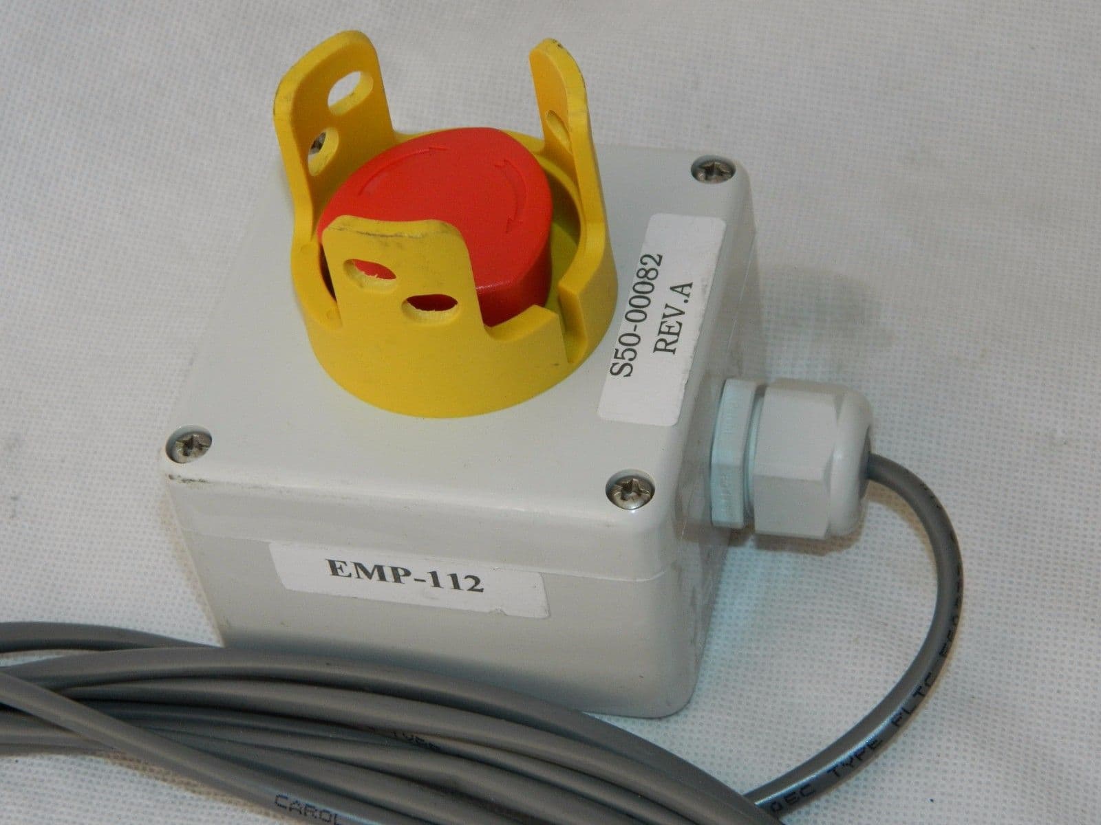 Emergency Stop Push Button In Enclosure Part No EMP-112 1R5E