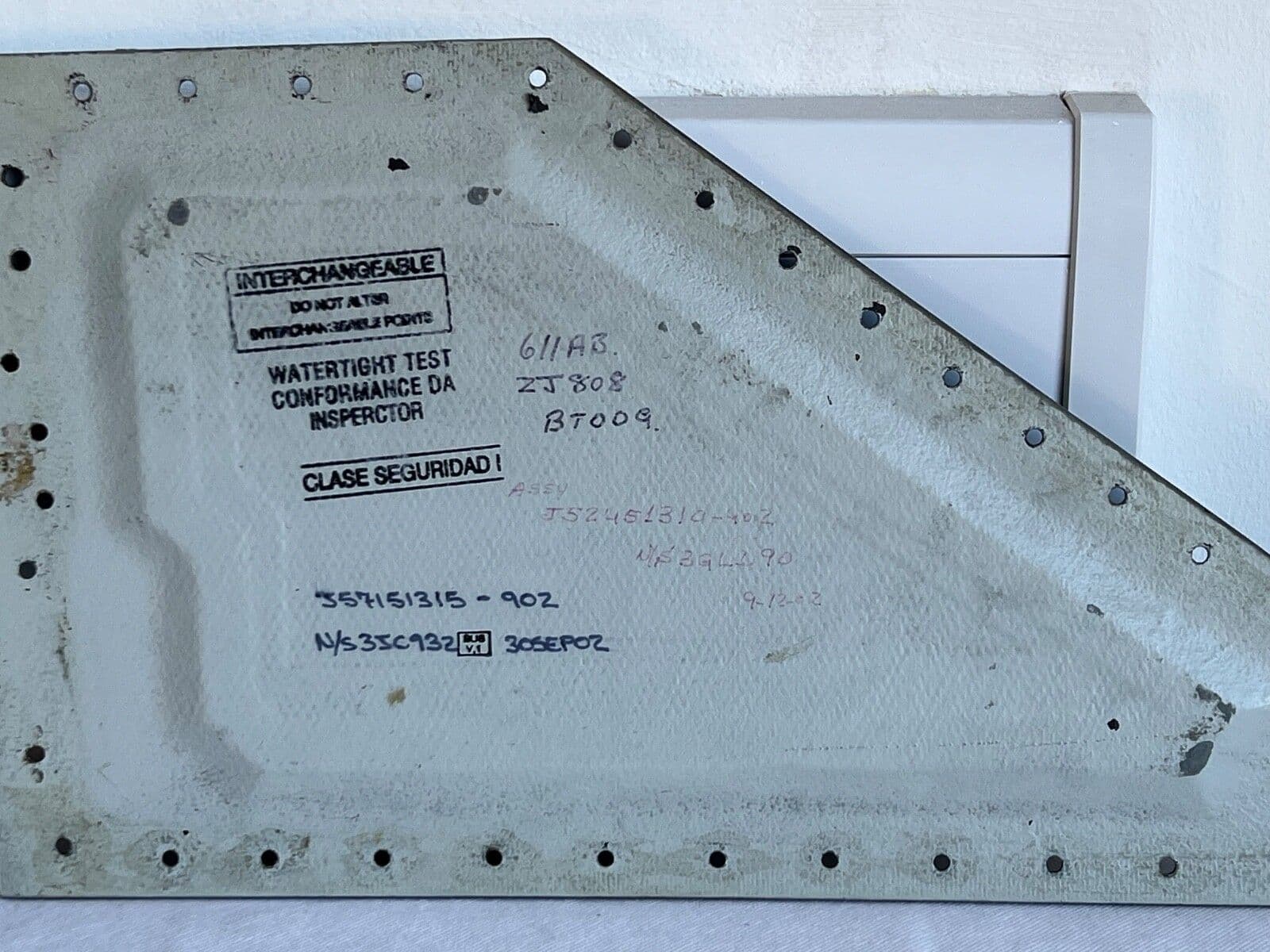 Eurofighter Typhoon Aircraft 611AB Fixed Cover Access Panel From ZJ808 PL20