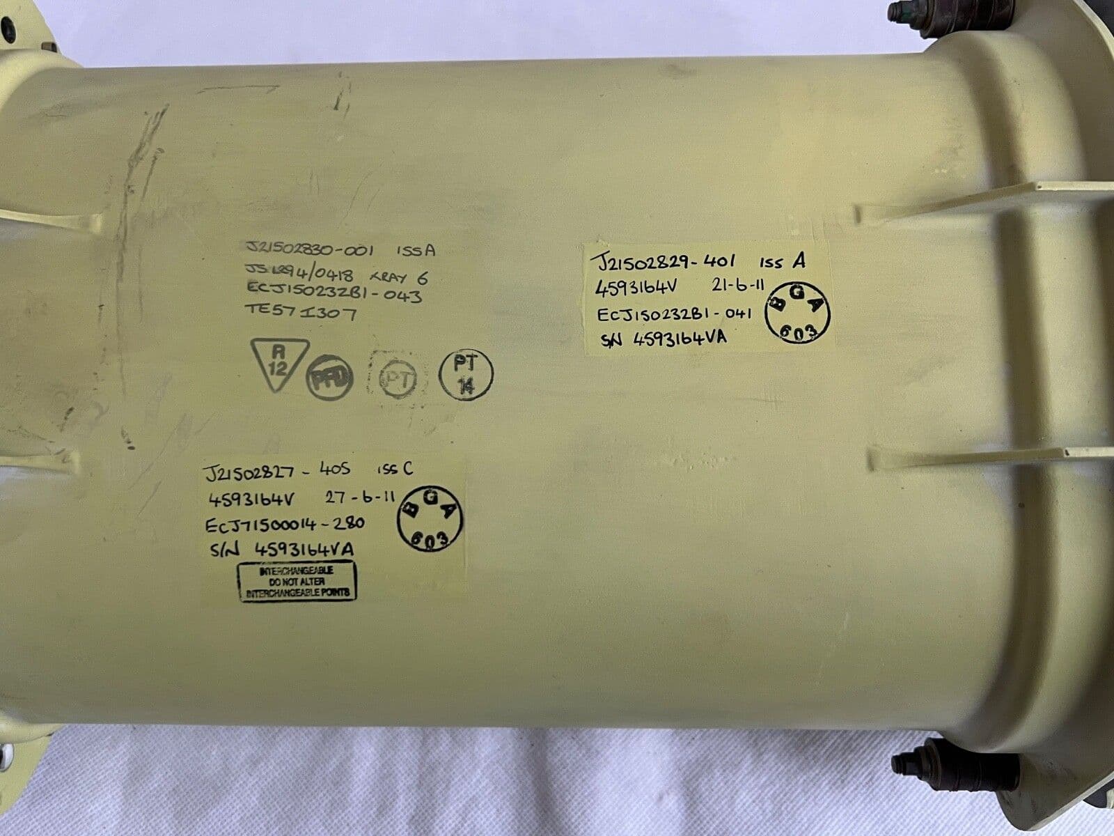 Eurofighter Typhoon Aircraft Air Conditioning Duct Assy From ZK346 PL22