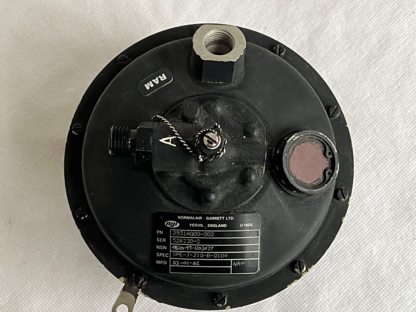 Eurofighter Typhoon Aircraft Cabin Valve Safety Check From ZJ806 D5D
