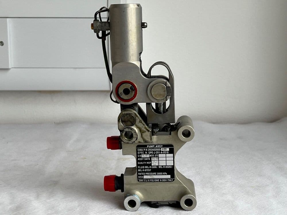Eurofighter Typhoon Aircraft Hydraulic Hand Pump Assy From ZJ805 D5D