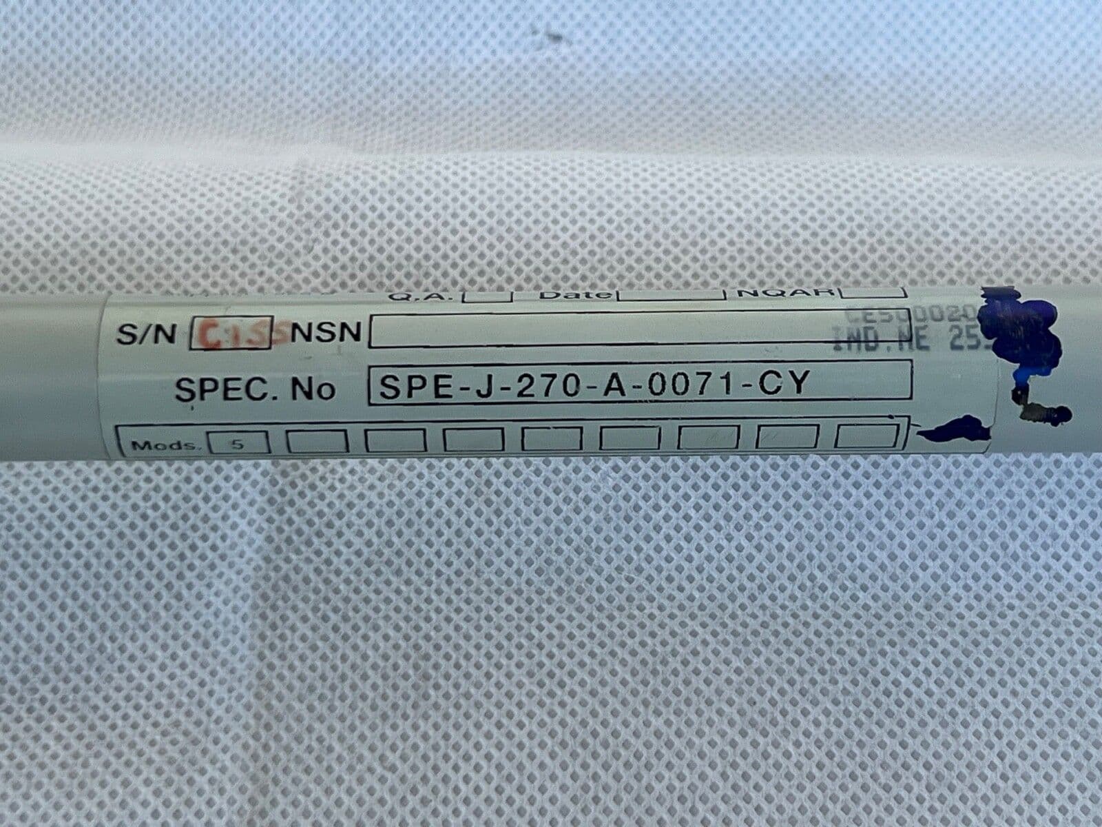 Eurofighter Typhoon Aircraft L/H Slat Transmission Shaft No 2 From ...