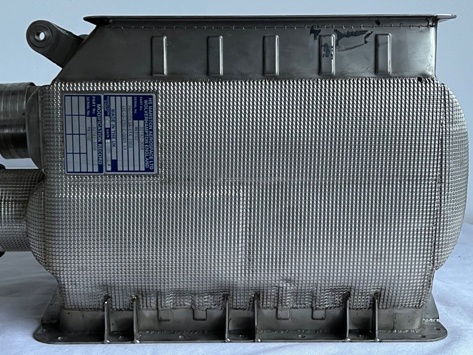 Eurofighter Typhoon Aircraft Pre-Cooler Unit From ZJ811 Part D2192-300A ...