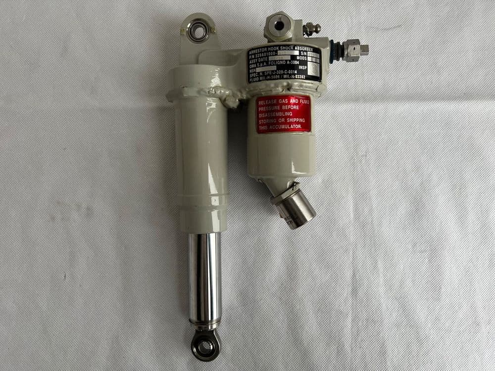 Eurofighter Typhoon Arrestor Hook Extension Actuator Shock Absorber ...