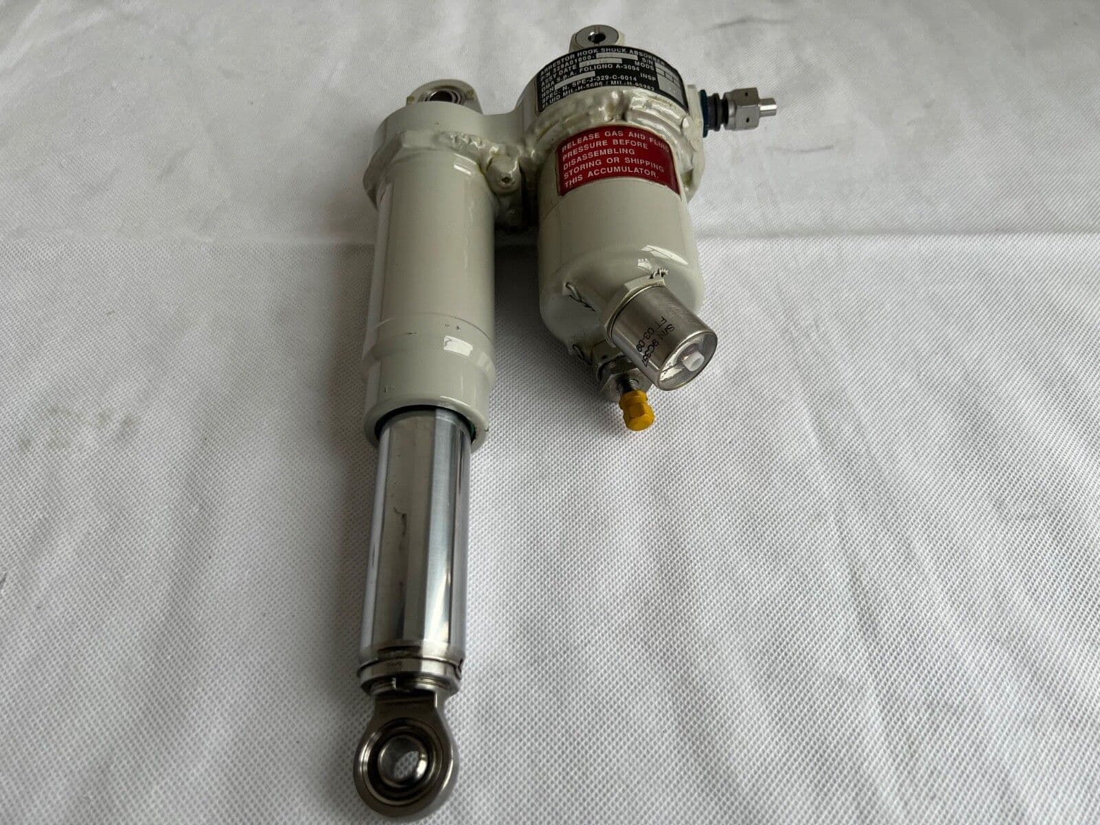 Eurofighter Typhoon Arrestor Hook Extension Actuator Shock Absorber ...