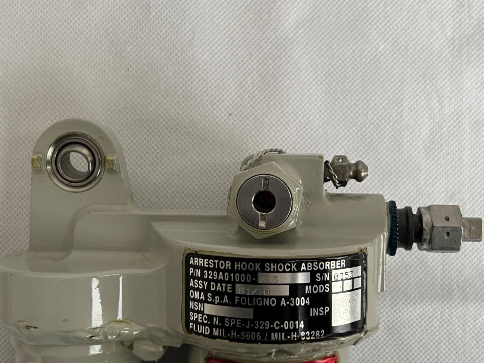 Eurofighter Typhoon Arrestor Hook Extension Actuator Shock Absorber ...
