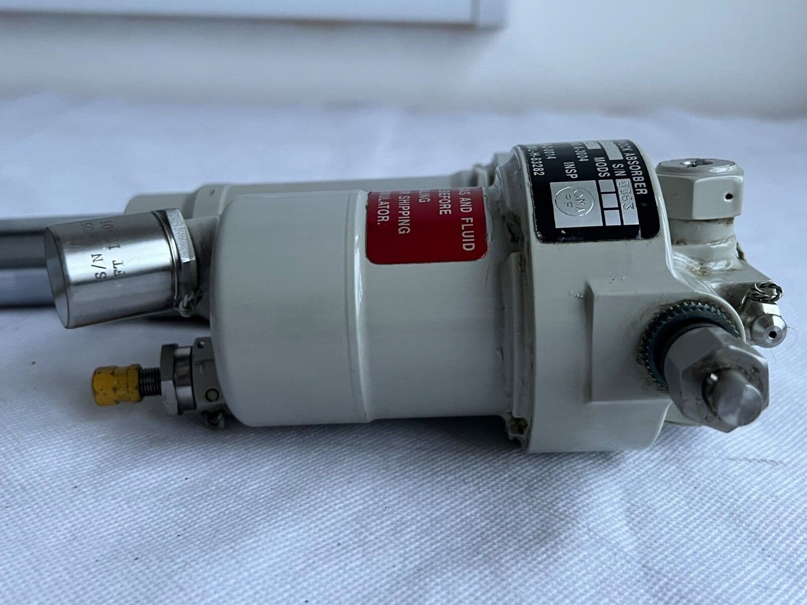 Eurofighter Typhoon Arrestor Hook Extension Actuator Shock Absorber ...