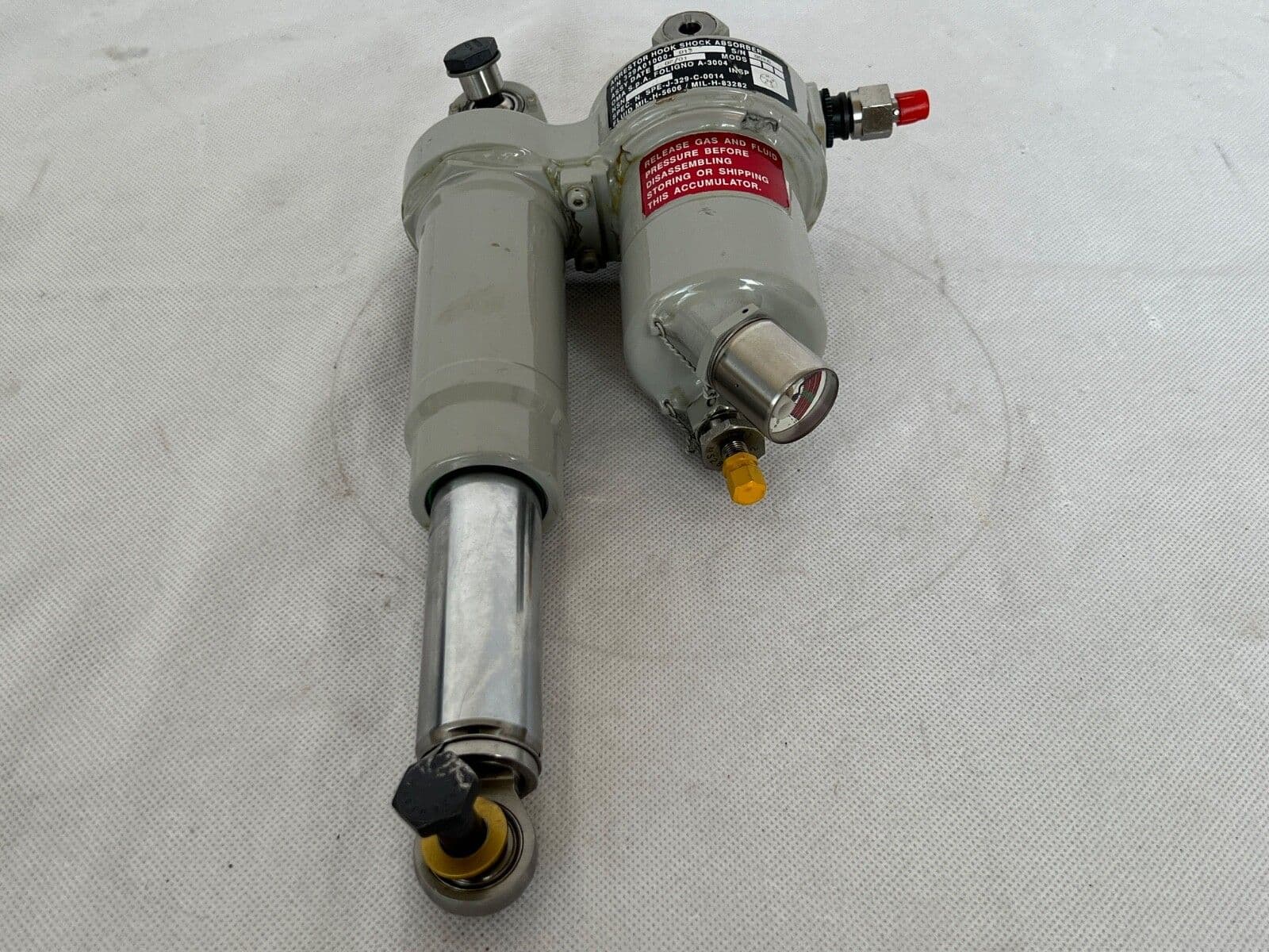 Eurofighter Typhoon Arrestor Hook Extension Actuator Shock Absorber ...
