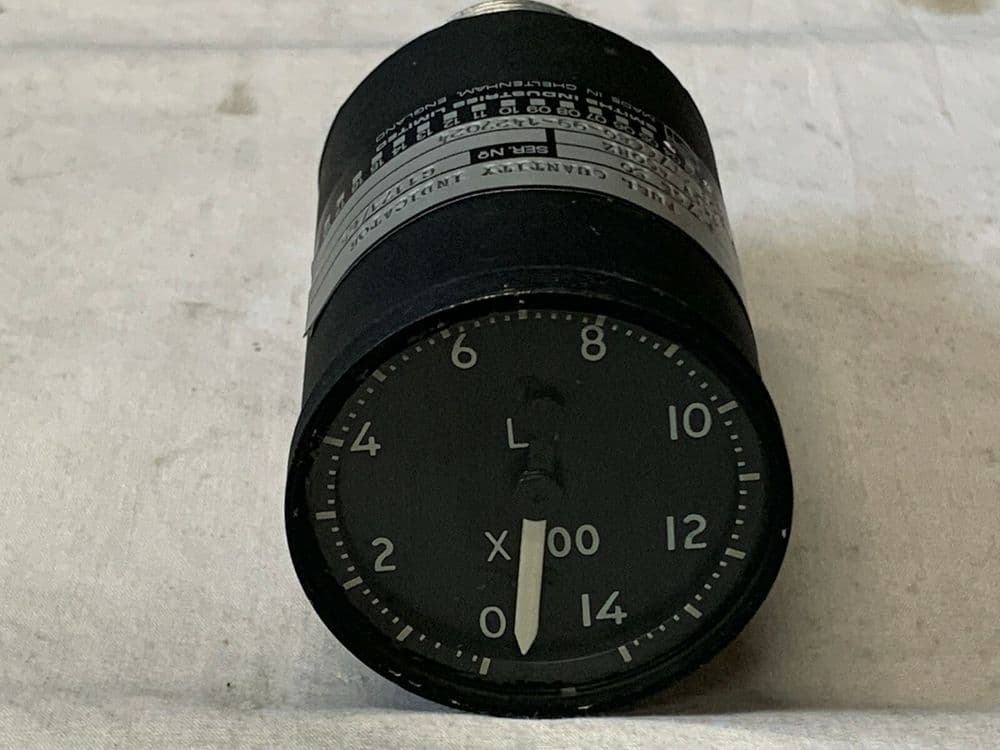 Ex Aircraft Fuel Gauge Quantity Control Indicator 0-1400LB GR402D
