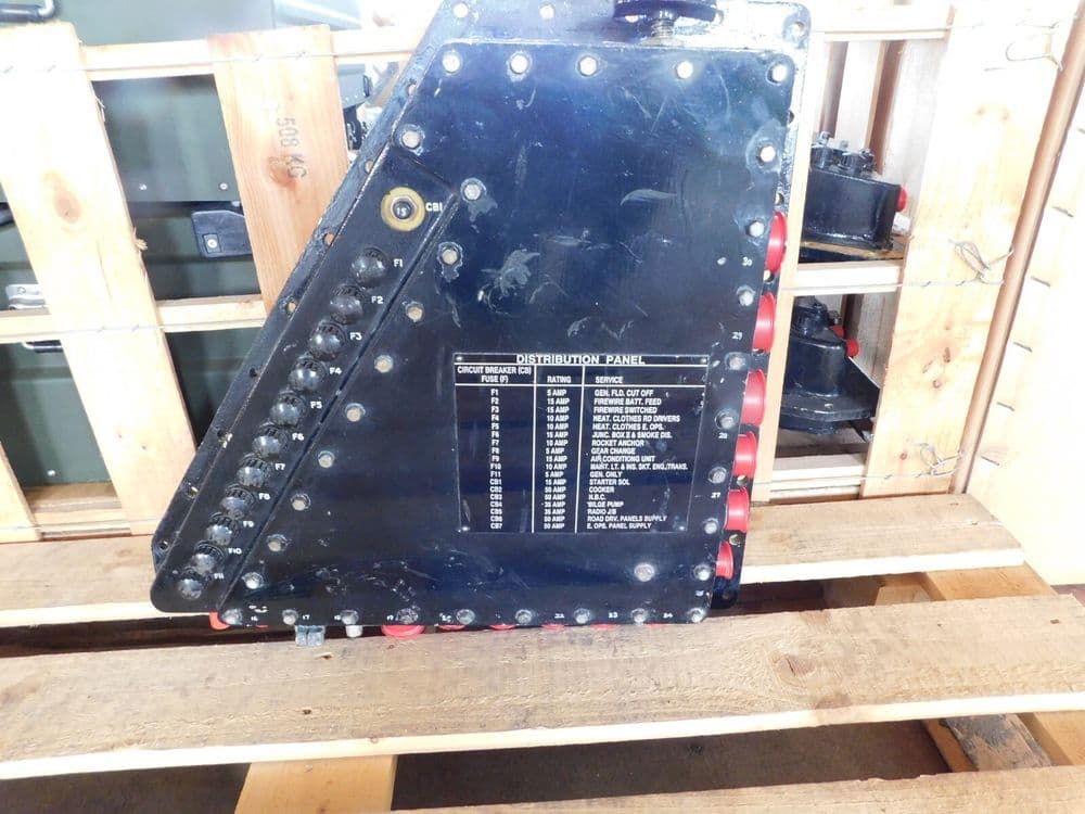 Ex Army FV180 CET Combat Engineer Tractor Distribution Panel No 11 MK1 PL61