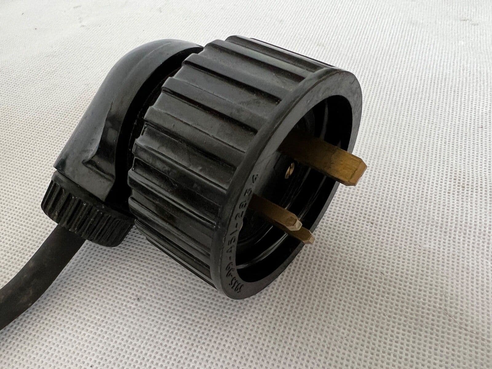 Ex Army Generator Extension Power Cable With 3 Pin Festoon Plugs 240V D5E