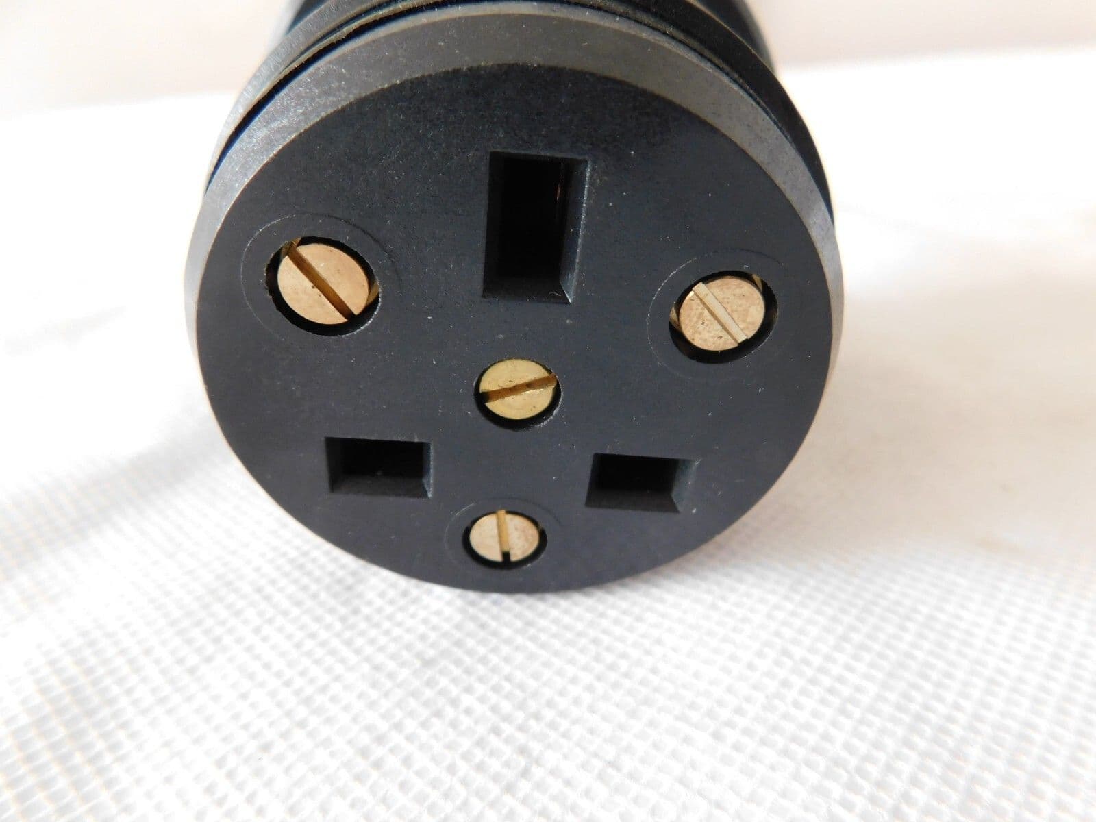 Ex Army Military Female 3 Pin Weather Resistant Generator Festoon Plug D5C