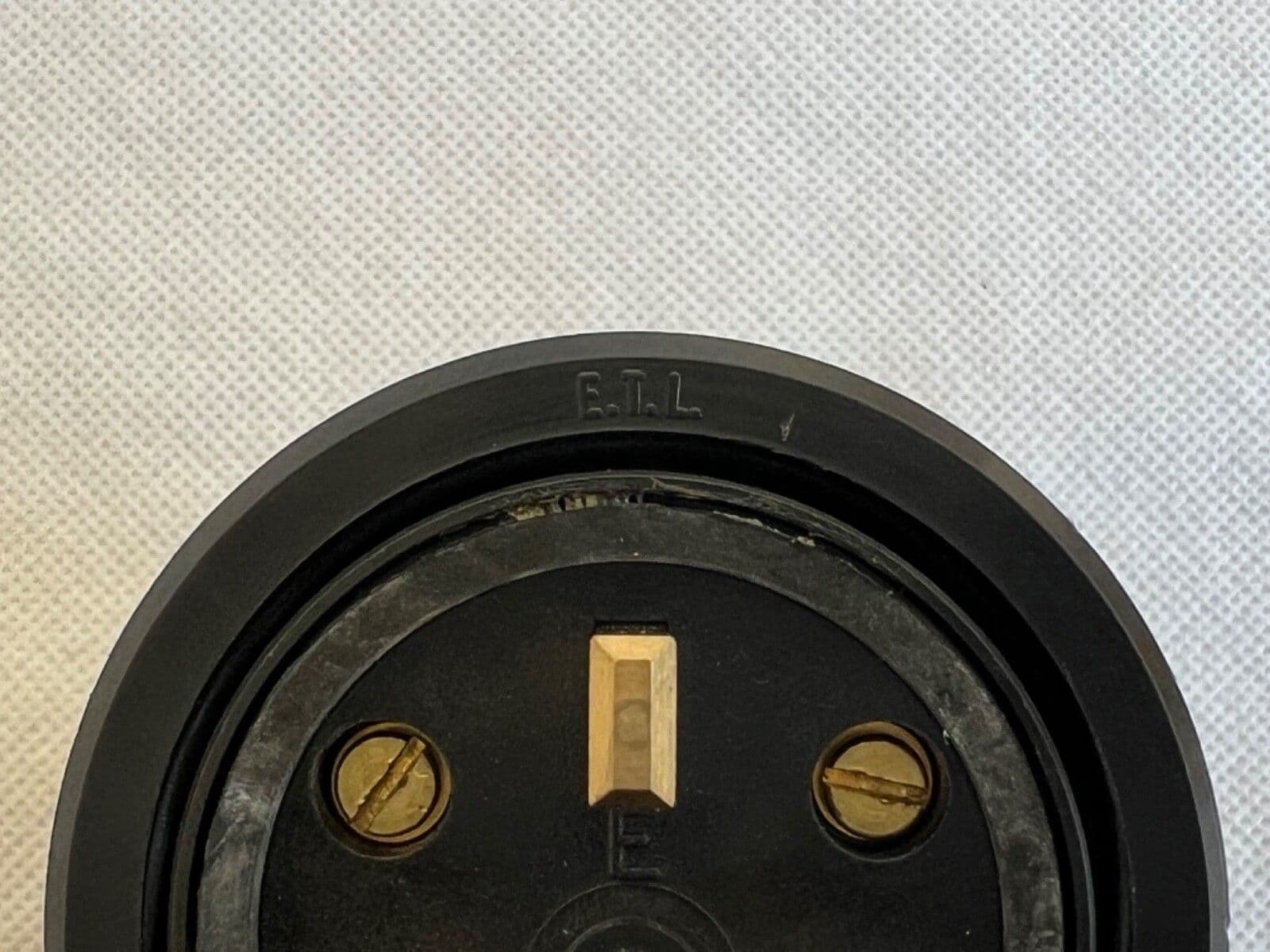 Ex Army Military Right Angle 3 Pin Generator Festoon Connector Plug D5D