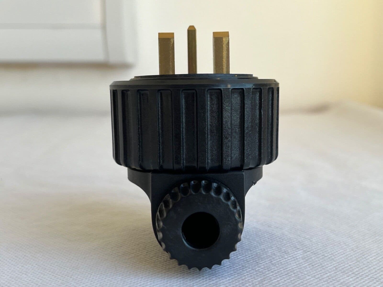 Ex Army Military Right Angle 3 Pin Generator Festoon Connector Plug D5D