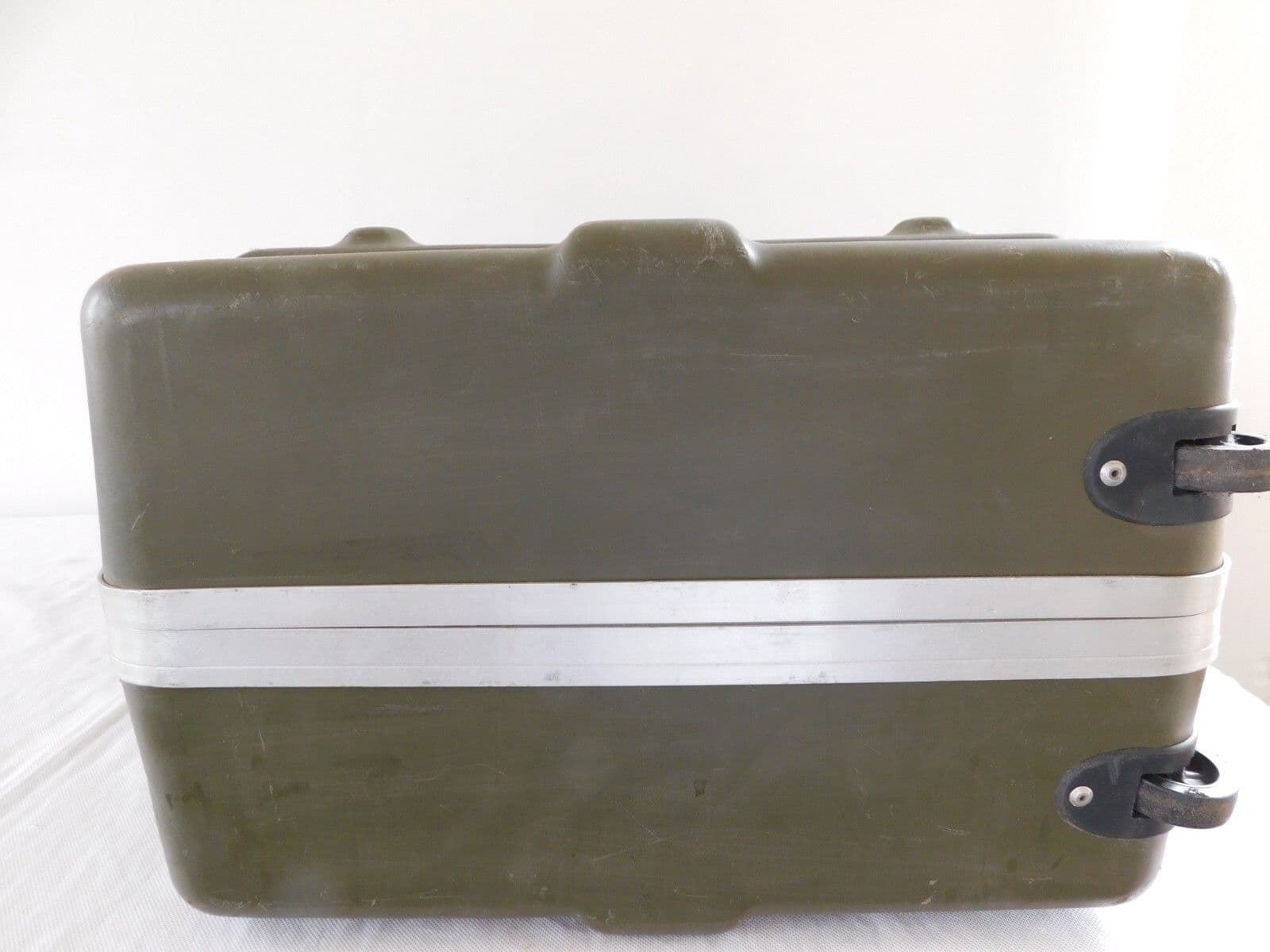 Ex Military Olive Green Storage Transport Case With Wheels PC29