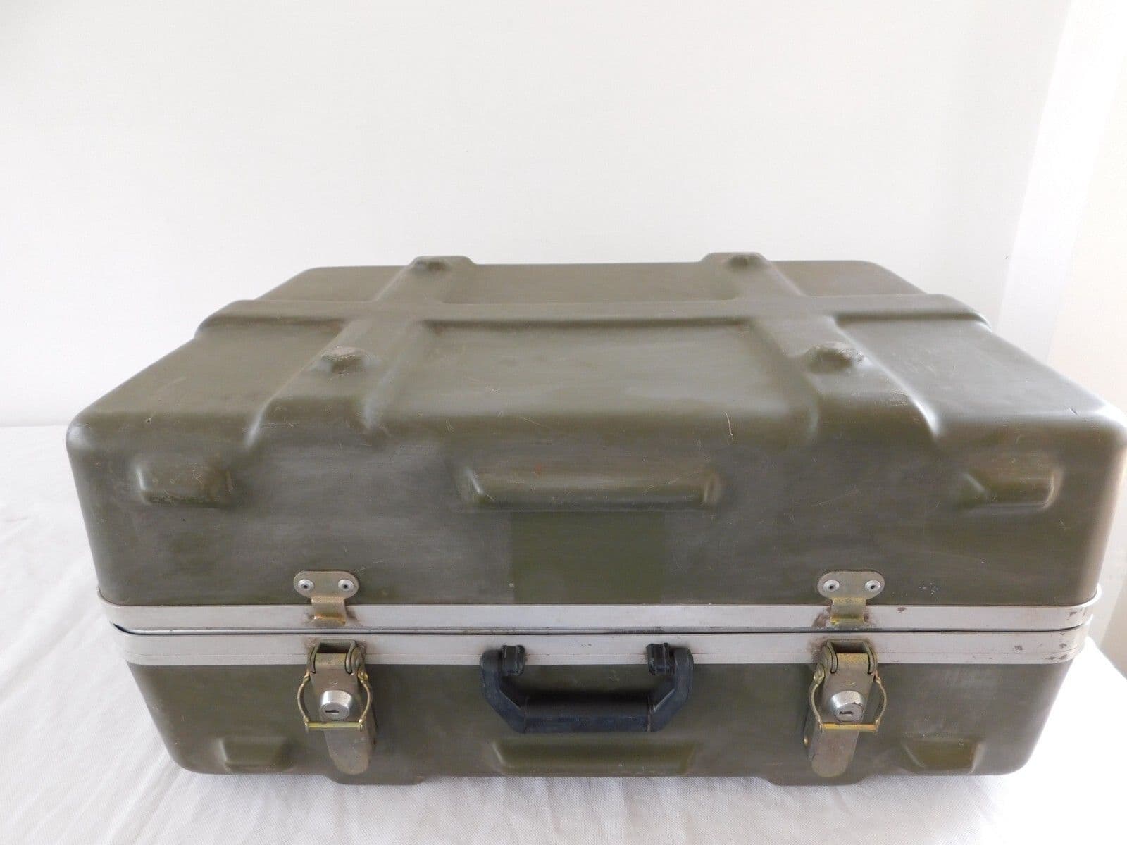 Ex Military Olive Green Storage Transport Case With Wheels PC29