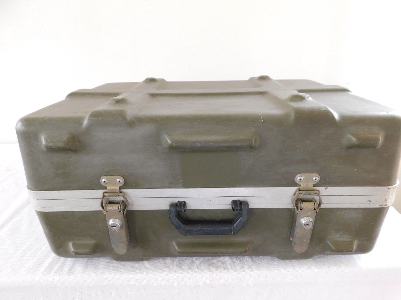 Ex Military Olive Green Storage Transport Case With Wheels PC29