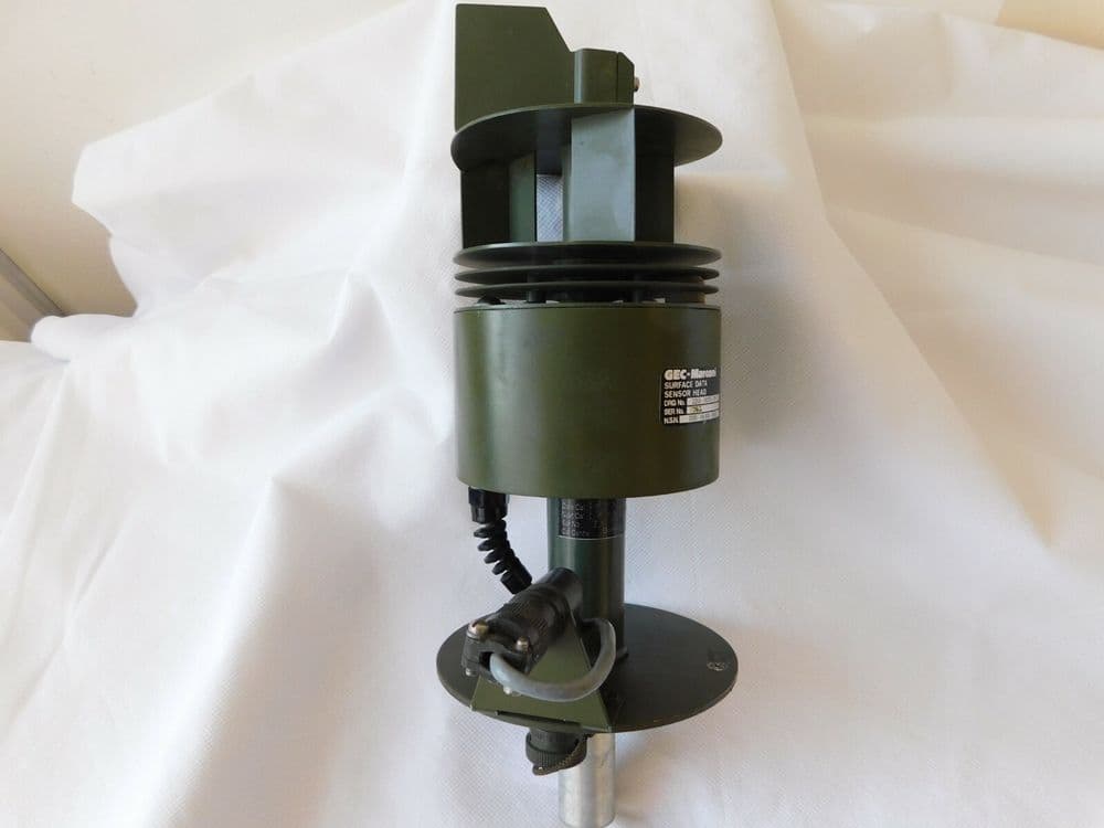 Ex MOD GEC-Marconi Surface Data Sensor Head Comes In Case 1R6A