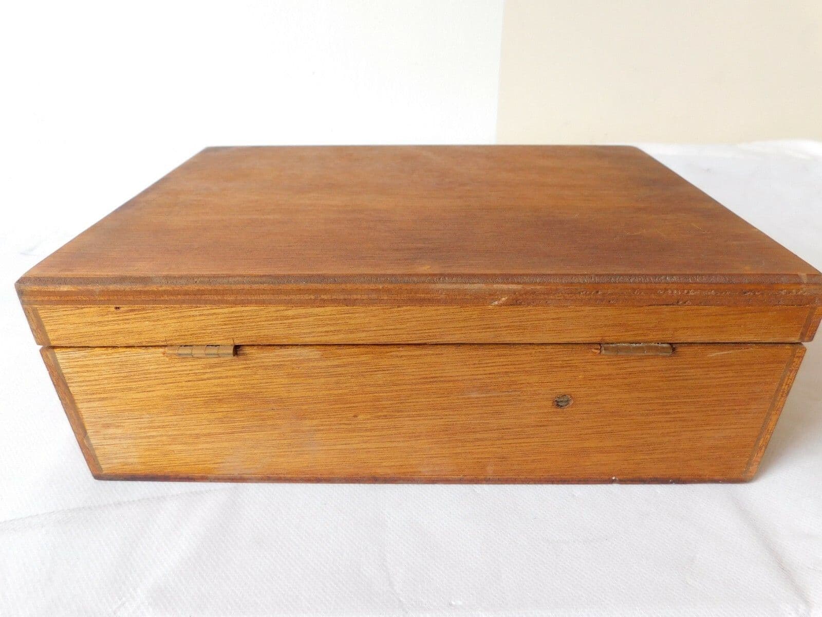 Ex MOD Wooden Storage Transport Case With Lining Inside 1R6E